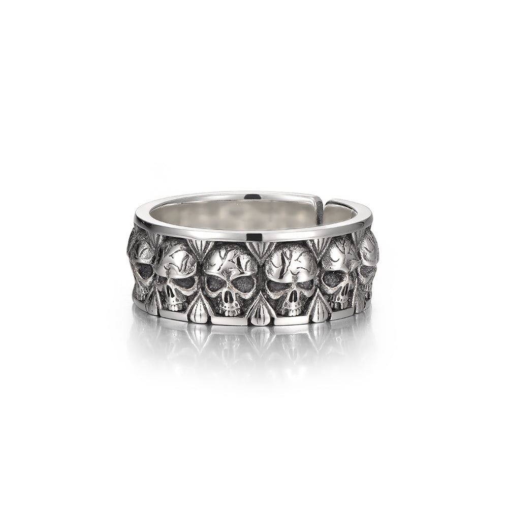Vintage Rock Skull Ring Band – Ideagemer