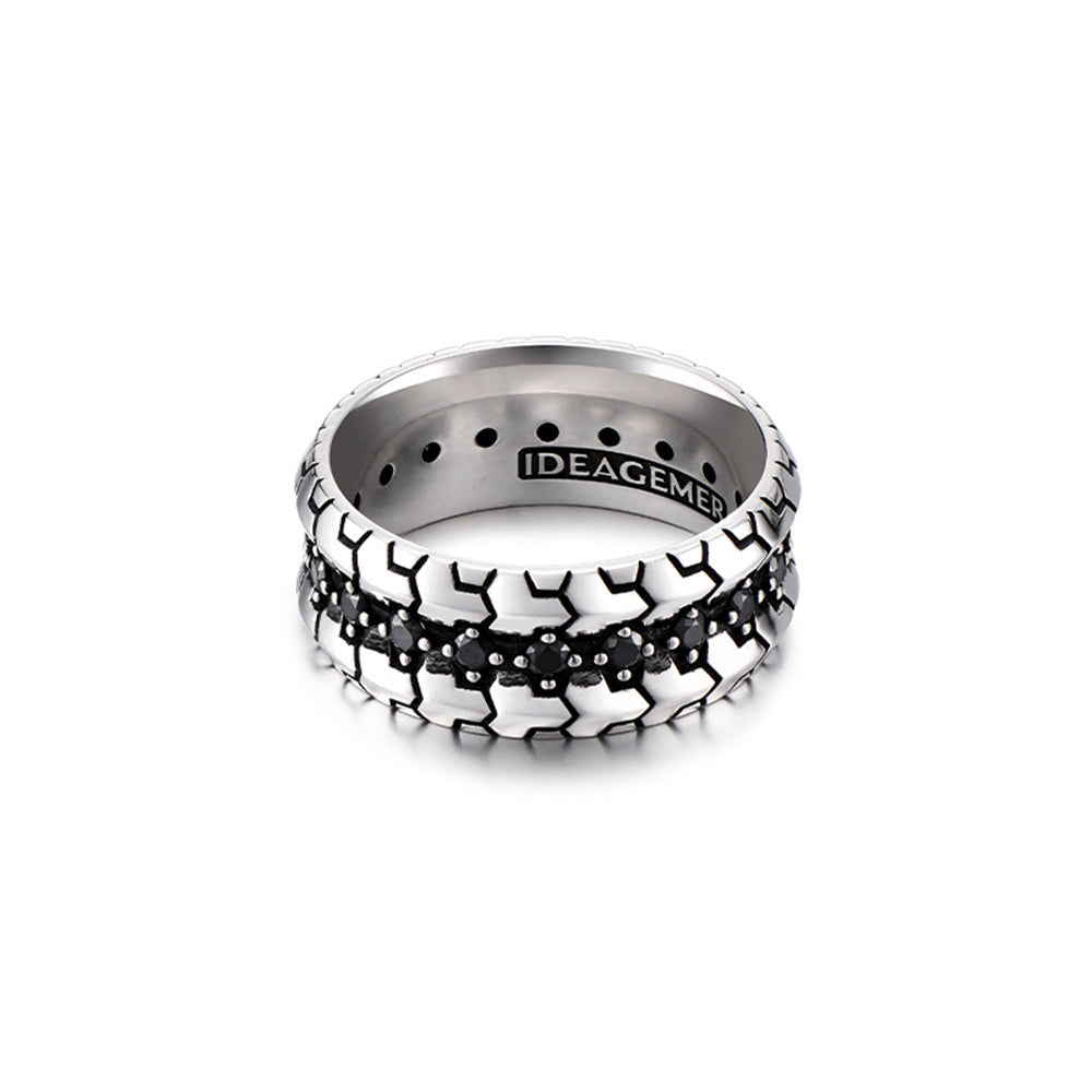 Chainmail Armor Ring Band | S925 Sterling Silver Men's Armor Ring ...