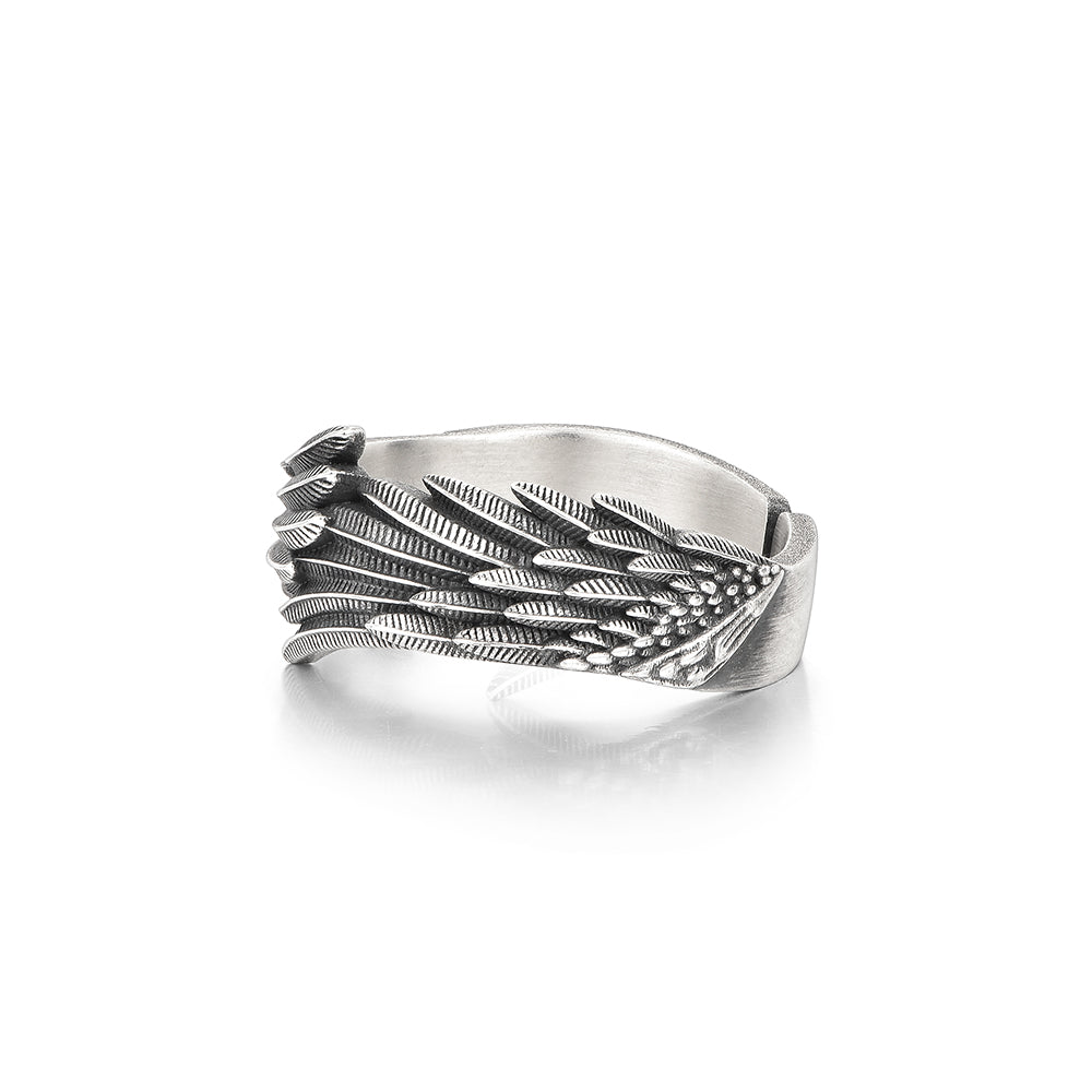 Vintage Angel Wing Ring - Ideagemer 925 Silver Relic Jewelry with ...